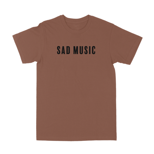 Sad Music T-Shirt - Chestnut - Death Cab for Cutie